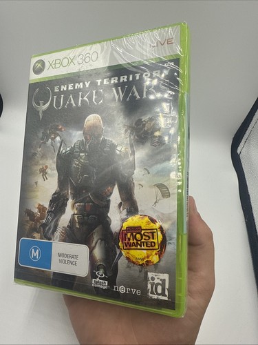 Enemy Territory Quake Wars for Xbox 360 PAL SEALED SUPER RARE! tiny rip ...