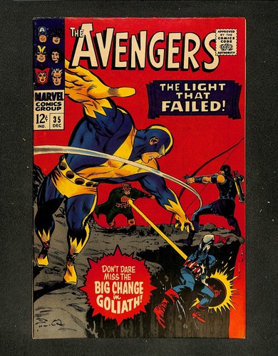 Avengers #35 FN+ 6.5 Living Laser Appearance! Marvel 1966 | eBay