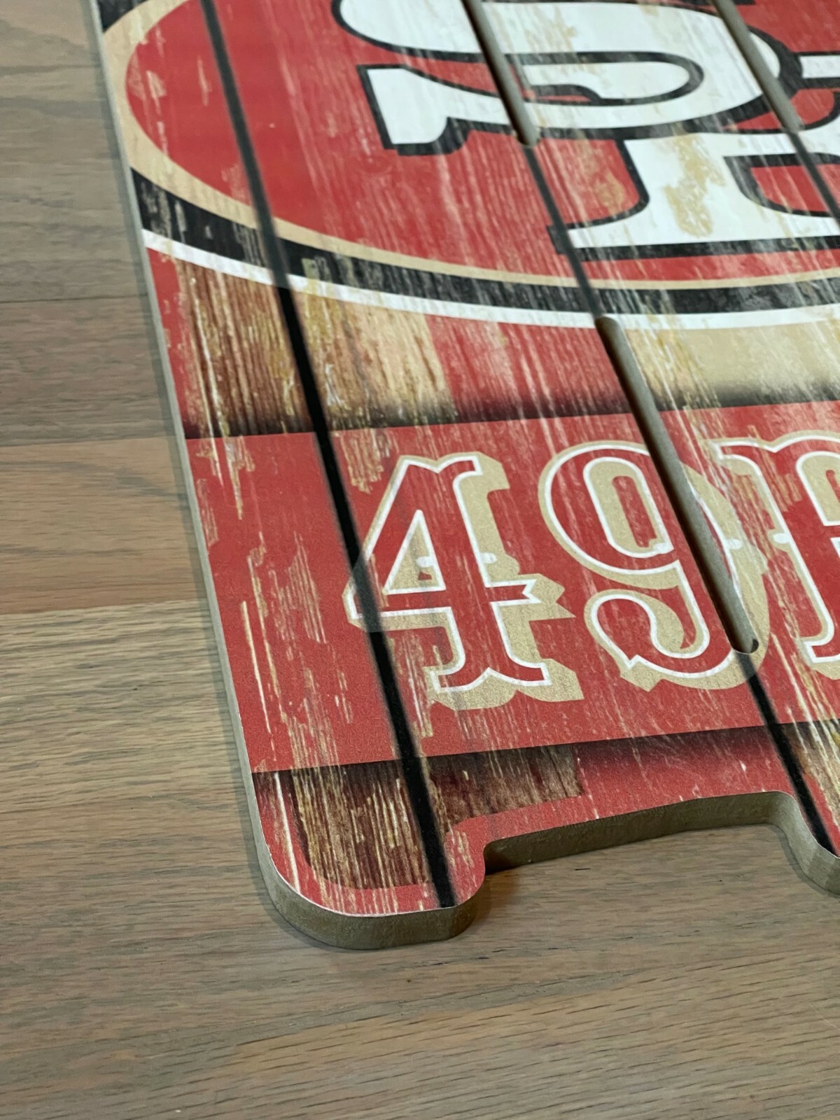 NFL San Francisco 49ers Sign 11x17 Wood Fence Style Team Colors NEW | eBay