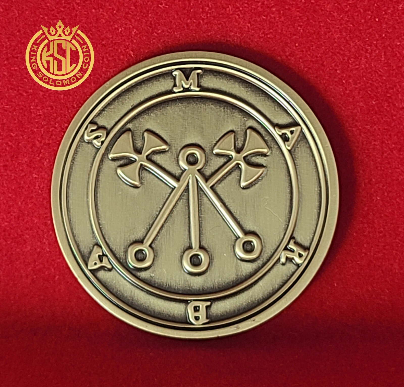 MARBAS Margas Barbas demon sigil Ars Goetia King Solomon Coin seal ...