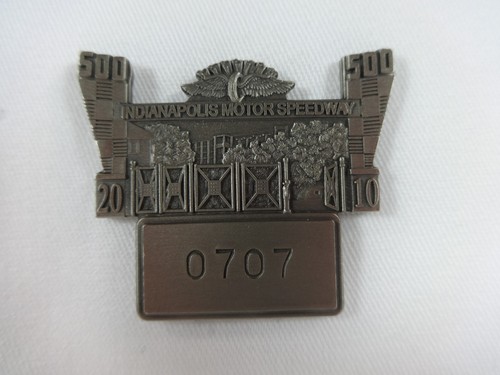 2010 Indianapolis 500 Silver Pit Badge Dario Franchitti Target Ganassi ...