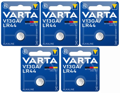 5 VARTA LR44 V13GA Button Cell Tablet Battery 4276 AG13 L1154 A76 NEW ...