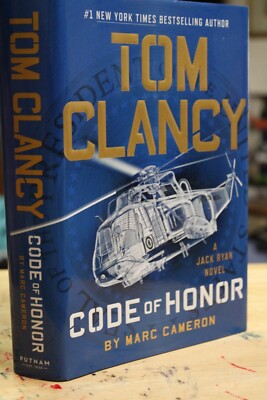 Tom Clancy CODE OF HONOR Hardcover Book Edition by Marc Cameron ...