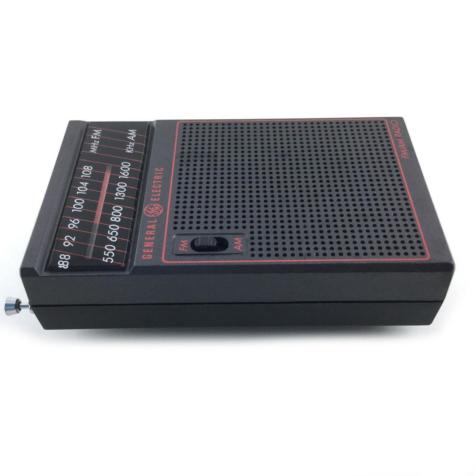 Vintage General Electric GE Portable AM/FM Radio 7-2582G Handheld ...