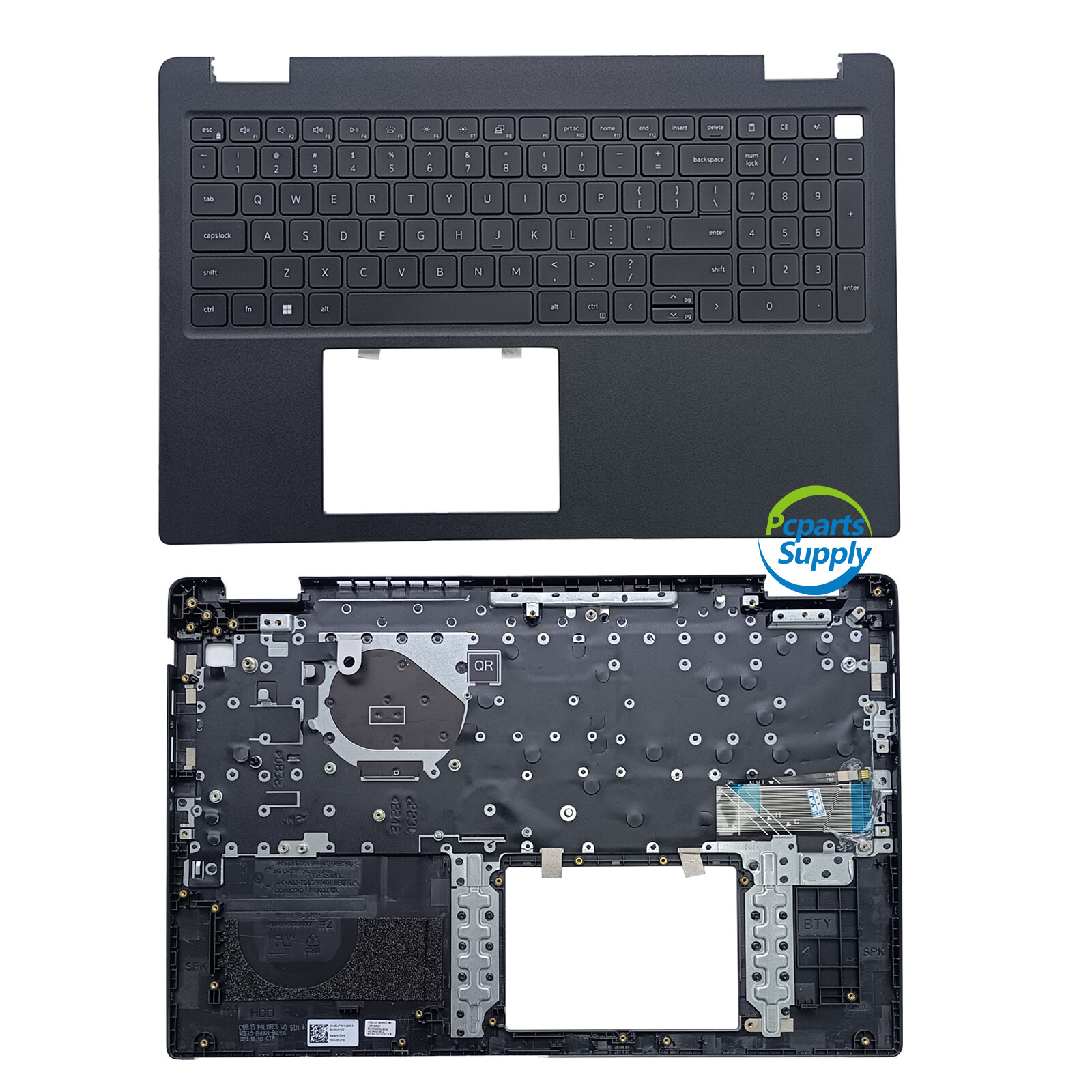New For Dell Latitude 3520 E3520 Palmrest Cover W/Backlit Keyboard ...