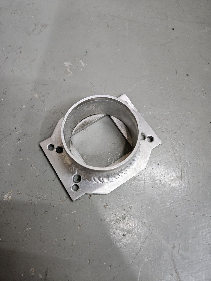 CXRacing For BMW E30 MAF Flange + Cold Air Intake pipe kit Black Hose ...