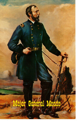 Major Gen. George Meade, Civil War Union Army Commander Art Postcard | eBay