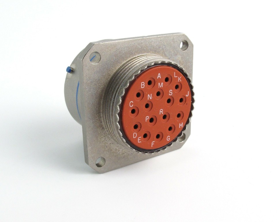 Matrix 413386-3 Connector Wall Mount Receptacle 16 POS MS27656T21F16P ...