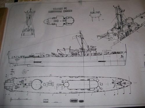 173ft sub chaser boat ship plan | eBay