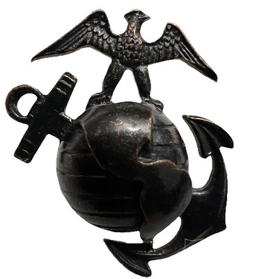 WWII USMC Marine Officer Right Side Collar EGA - RARE | eBay