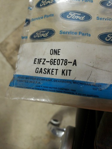 Genuine Ford Parts One E1FZ-6E078-A GASKET KIT | eBay