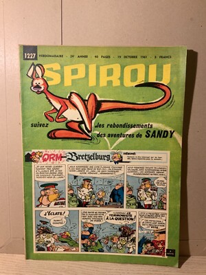 Journal de Spirou n°1227 sans mini récit. 1961 | eBay