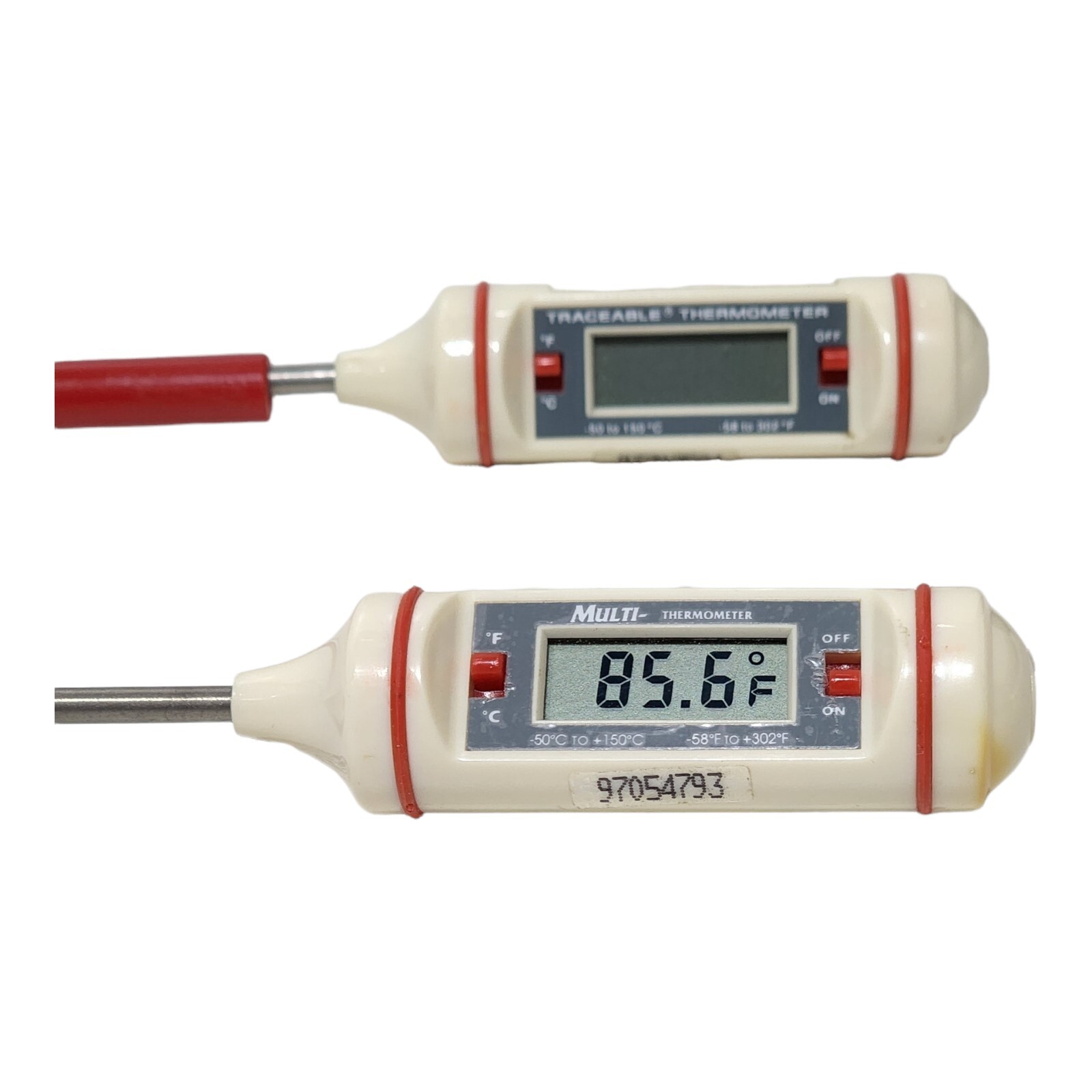 Lot of 2x Thomas - 4052 Traceable Extra Long 8" Stem Digital ...