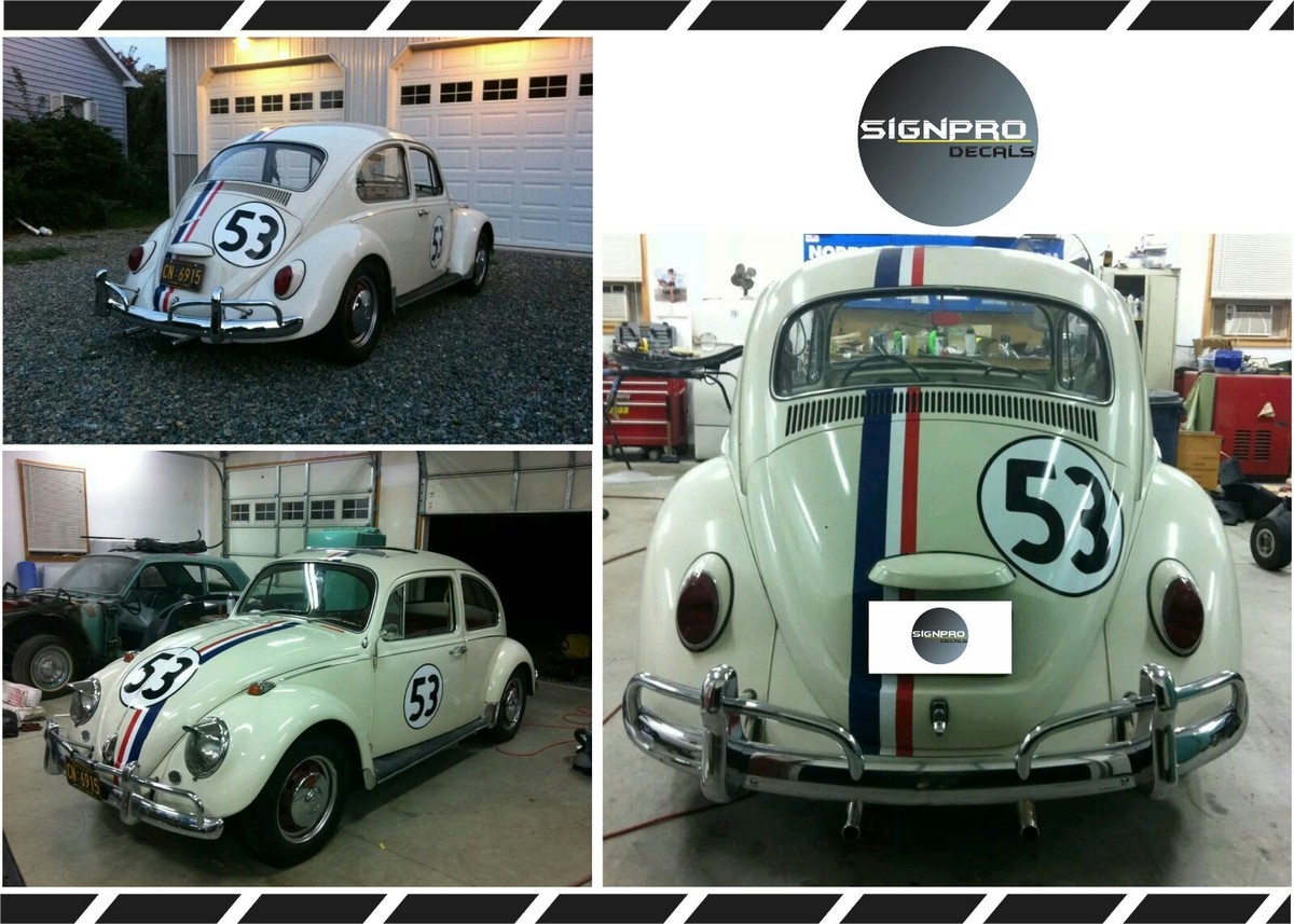 Herbie The Love Bug Decals