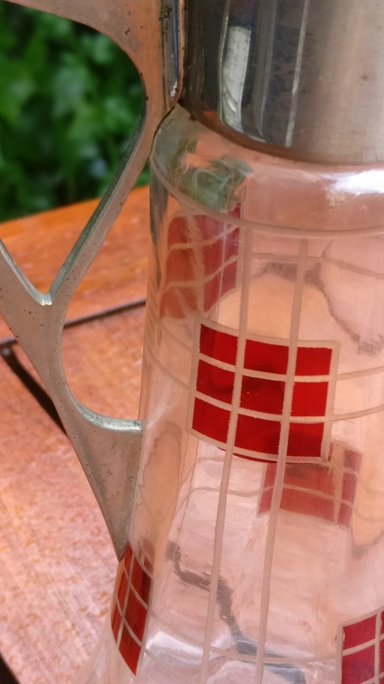 Wasserkanne Jugendstil Kristall Krug Karaffe Dlg Frank Lloyd Wright | eBay