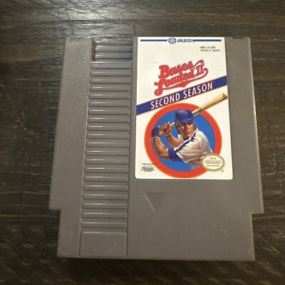 Authentic Nintendo NES Bases Loaded II 2 Second Season Cartridge Video ...