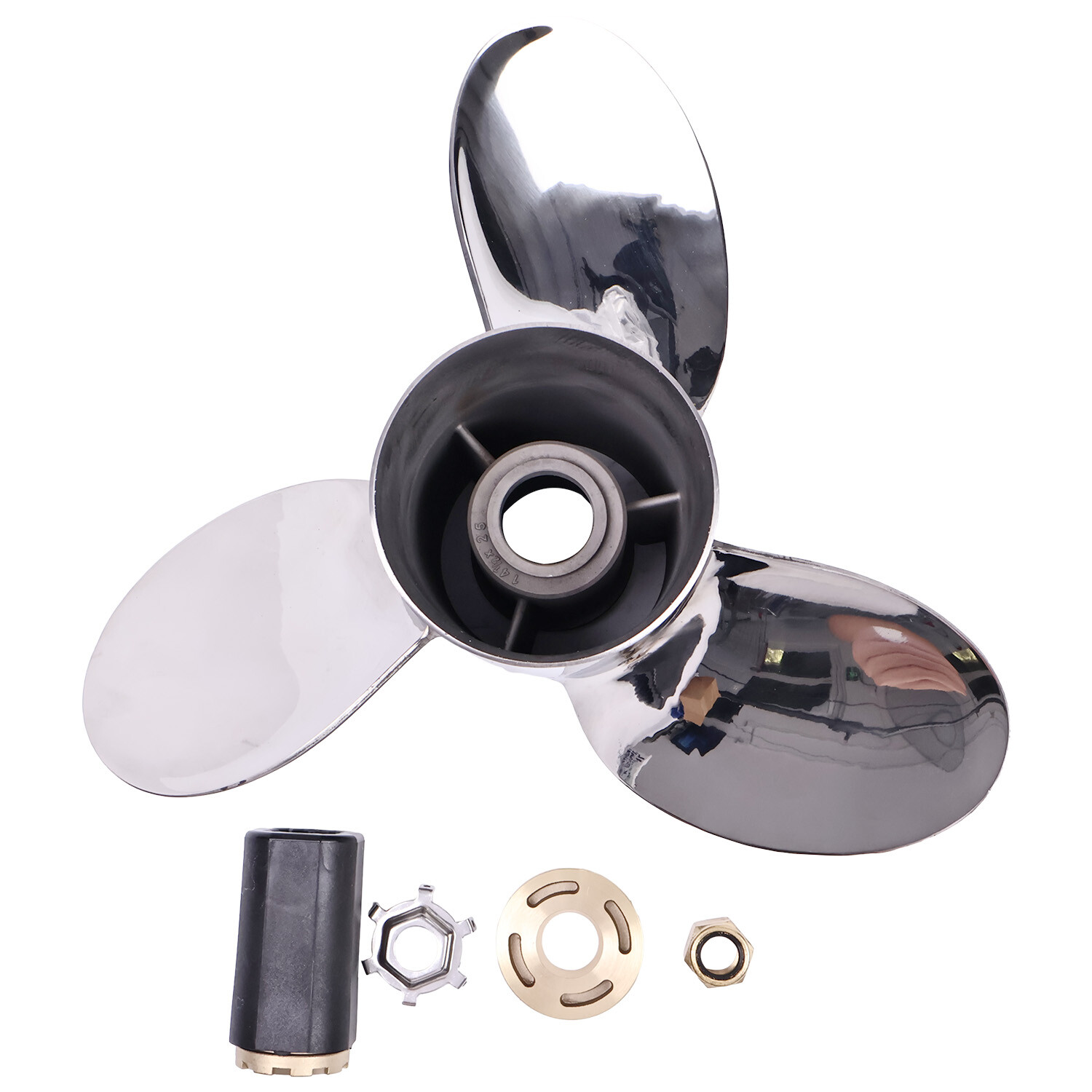 Impeller 48-8M0151386 For Mercury Tempest Plus Propeller 14 5/8 x 25 ...