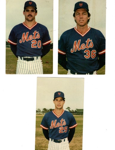 1962-1986 METS 25TH ANNIVERSARY POSTCARDS HOWARD JOHNSON ED LYNCH DANNY ...
