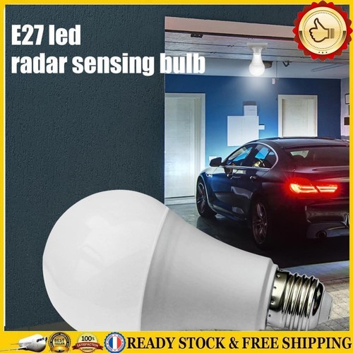 E27 LED Radar Light Bulb SMD5730 Motion Sensor Bulb White Light (7W) | eBay