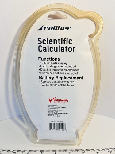 New in Box Caliber Scientific Calulator 10-Digit Display - With ...
