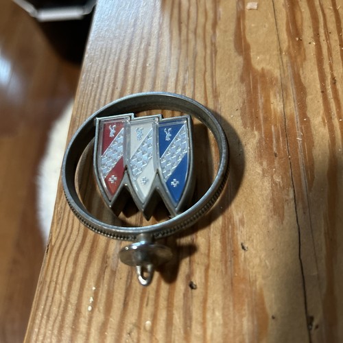 Vintage Buick Tri Shield Hood Ornament Chrome Badge Logo OEM ORIGINAL ...