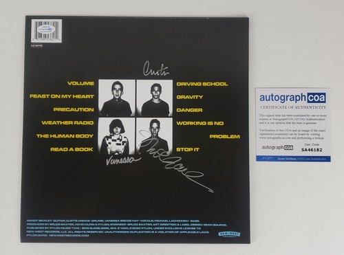 Pylon Autographed Gyrate Blue Vinyl LP (ACOA) | eBay