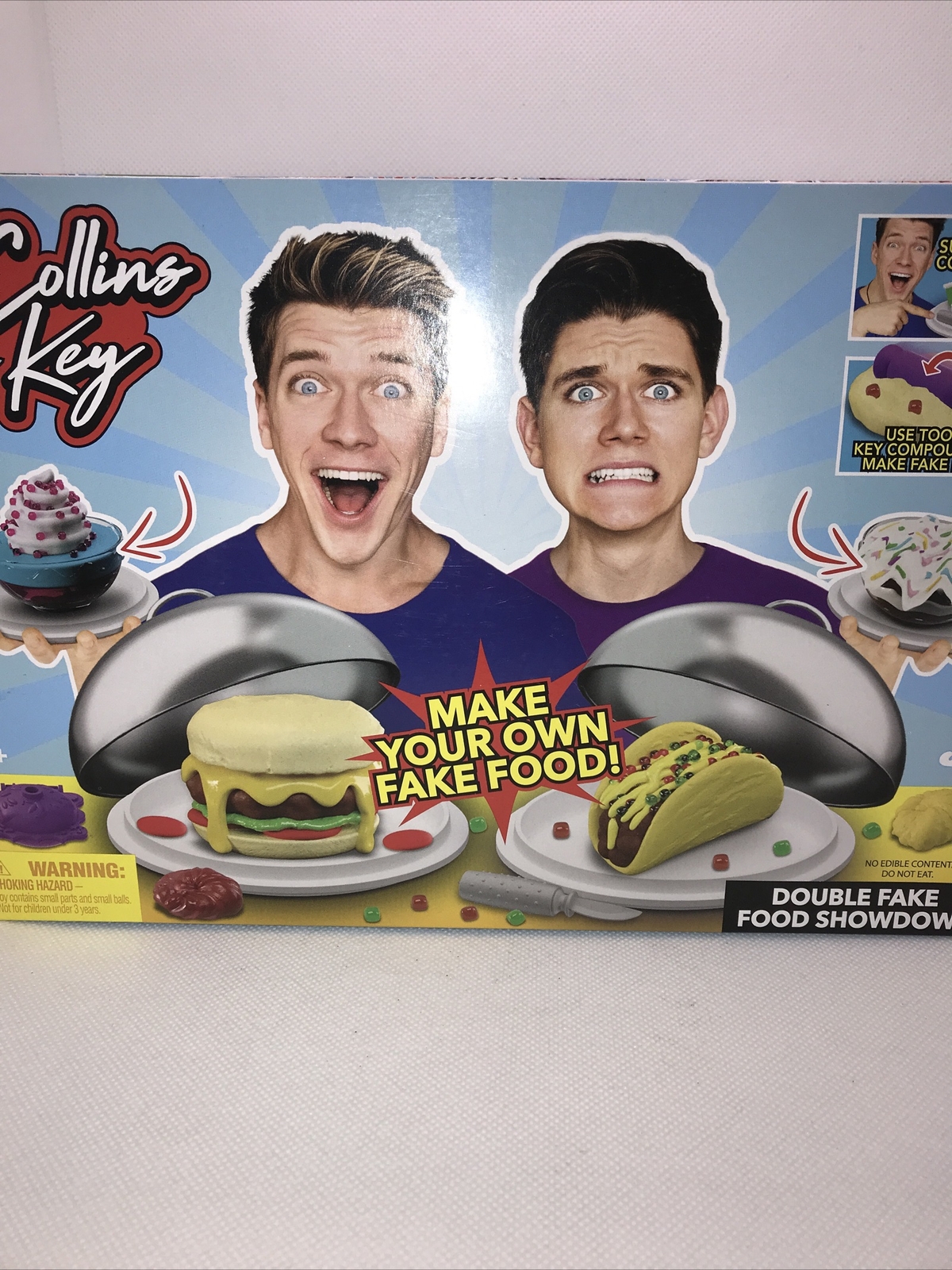 New COLLINS KEY Double Fake Food Showdown MYSTERY CHALLENGES Surprise ...