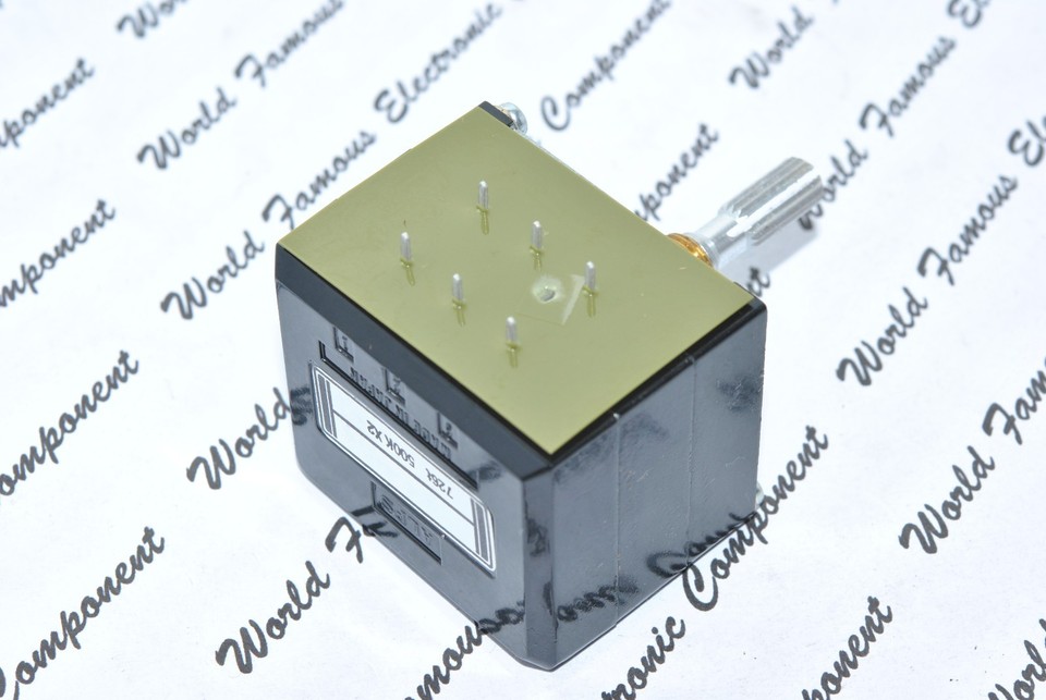 1pcs - ALPS RK40 500K Log Black Beauty Audio Potentiometer Knurled ...