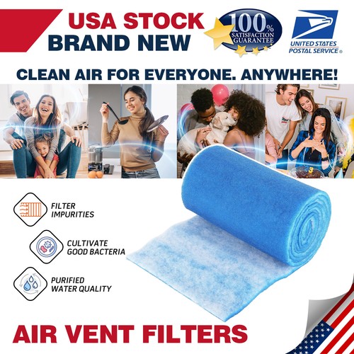 Cut to Fit 12" x 140" Air Vent Polyester Filter Roll MERV 8 HVAC ...