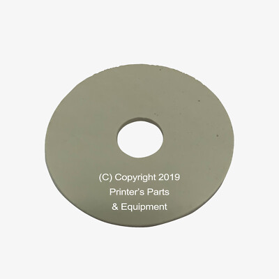 Flat Rubber Disc for Heidelberg 1 1/2" x 3/8" x 1/16 / 38.1 x 9.5 x 1 ...