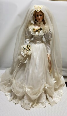 22 in. Porcelain Bride Doll, Dynasty doll Collection, New in box. | eBay
