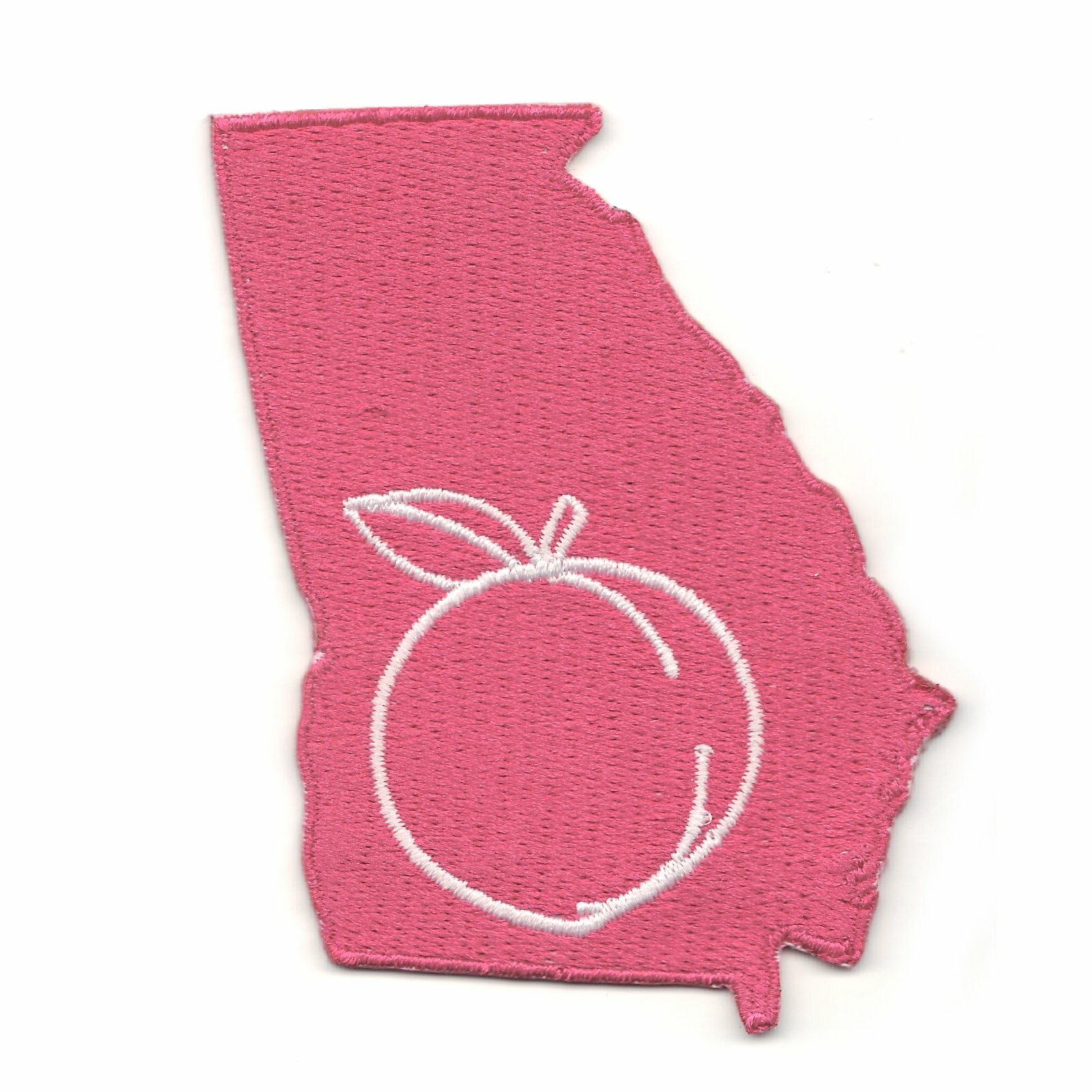 Georgia Peach State Logo Embroidered Iron On Patch | eBay