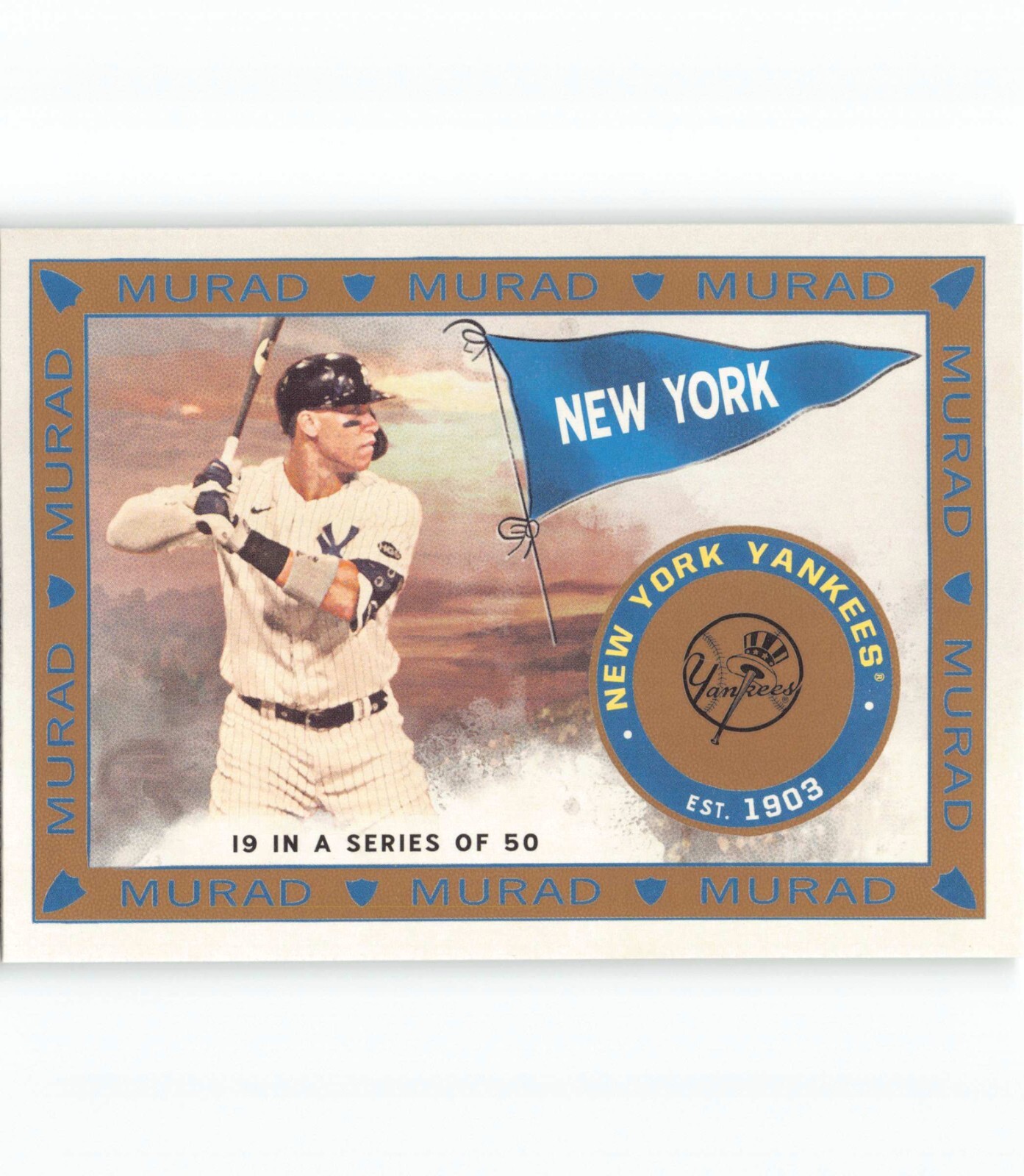 Aaron Judge 2021 Topps Allen & Ginter T51 Murad Reimagined #MR-19 Card ...