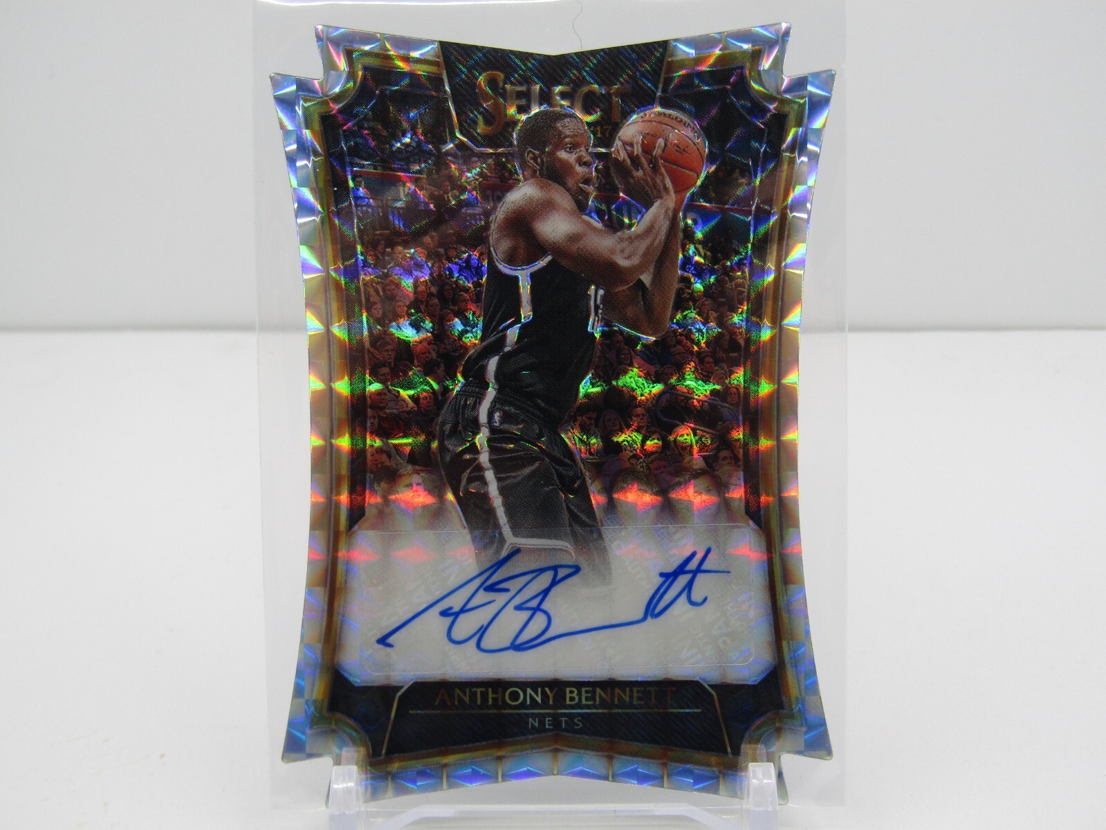 ANTHONY BENNETT 2016-17 SELECT MOSAIC DIE-CUT AUTOGRAPH AUTO! #07/10 ...