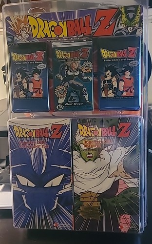 DBZ VHS Box Set 6 Sealed Dragonball Score Booster Packs Cell & Saiyan ...