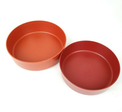 Tupperware Wonder Bowls Harvest Lot of 2 #1405 1551 No Lids Vintage NOS ...