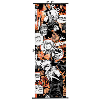 Anime Poster Comic Bakugou Katsuki Wall Scroll Poster 30x90cm | eBay