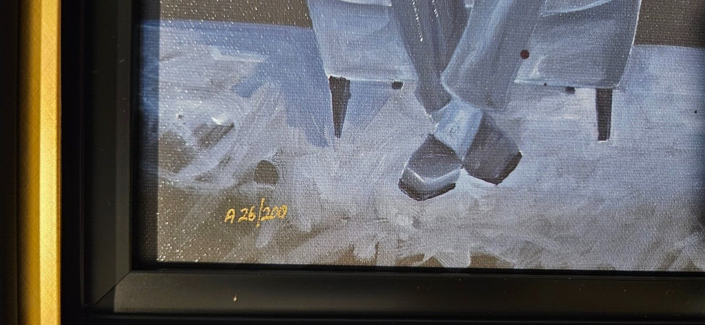 NEW KRE8 "The Battle of the Minds" Hand-Embellished Canvas Signed-COA ...