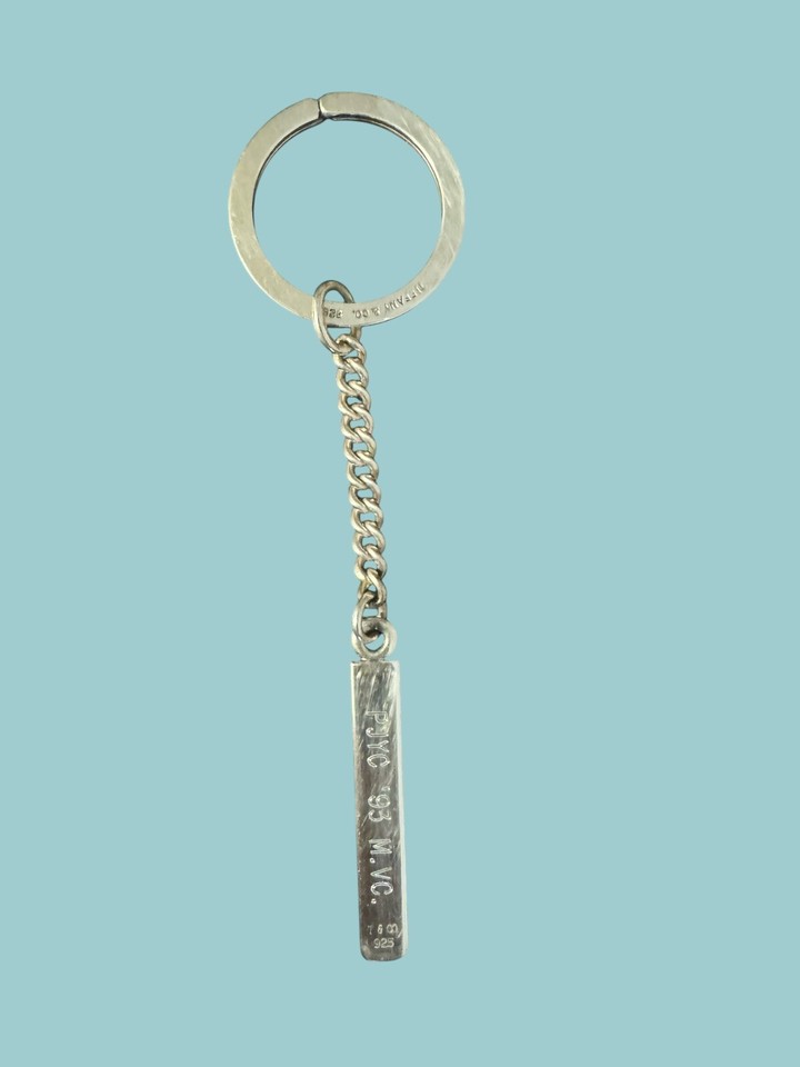Tiffany & Co Sterling Silver 925 Nautical Flag Enamel Key Ring ...