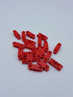 LEGO TECHNIC LOT 20 X DOUBLE CROSS BLOCK ROUGE REF 42142 / 32184 *NEUF ...