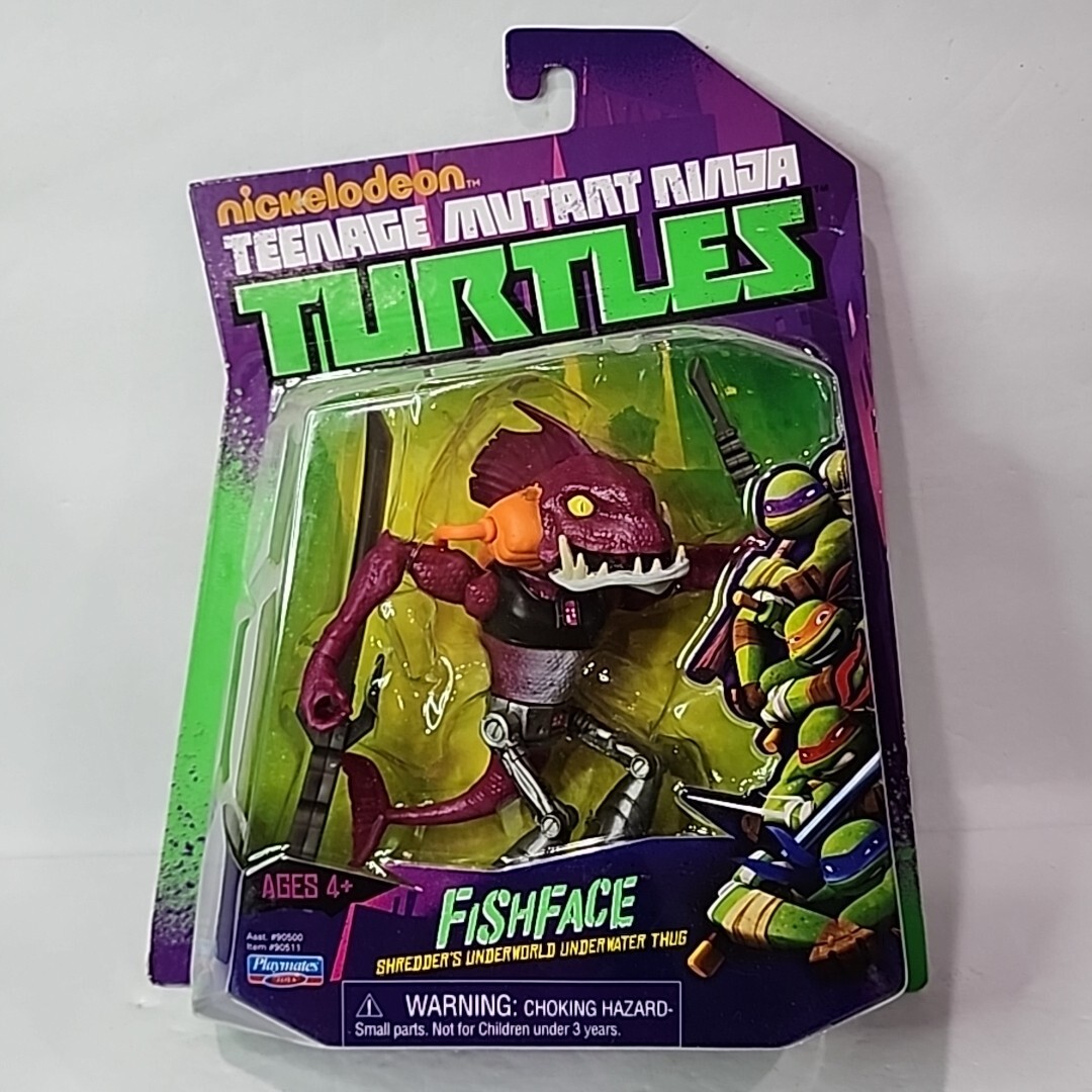 2012 Teenage Mutant Ninja Turtles MOC 5" Fishface Figure Nickelodeon | eBay