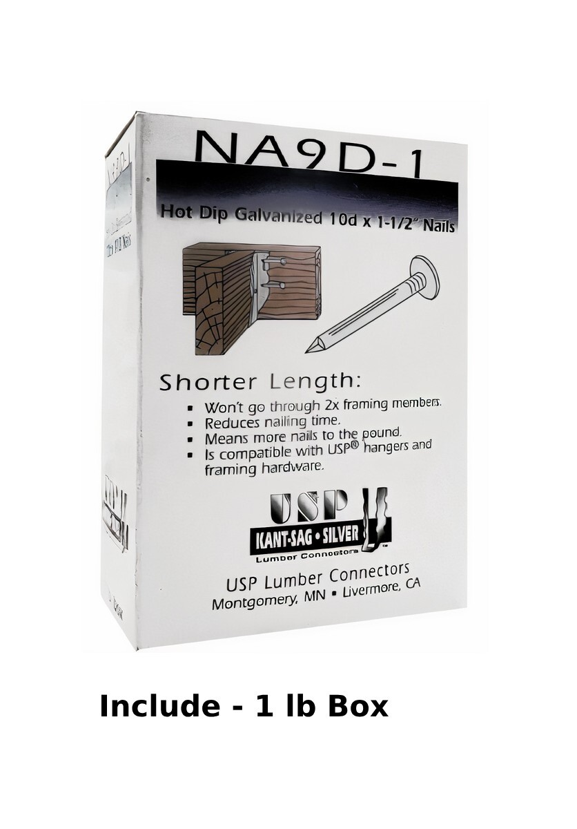 2 x 8 - 10 Joist Hanger Face Mount Steel Slant Wood Support USP JUS28 ...