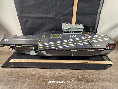 Vintage GI Joe USS Saratoga Aircraft Carrier Ship Only No Battery Cover ...