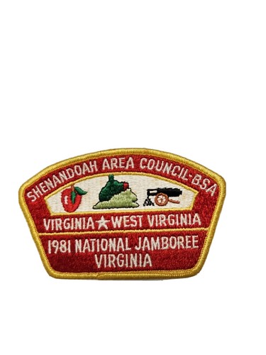 1981 Shenandoah COUNCIL Boy Scout National Jamboree PATCH BSA JSP CSP ...