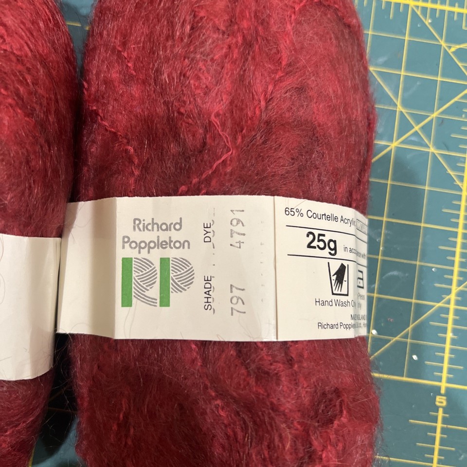 6 skeins Richard Poppleton ~ RIO Deluxe Yarn ~ Dye 4791 Shade 797 ...