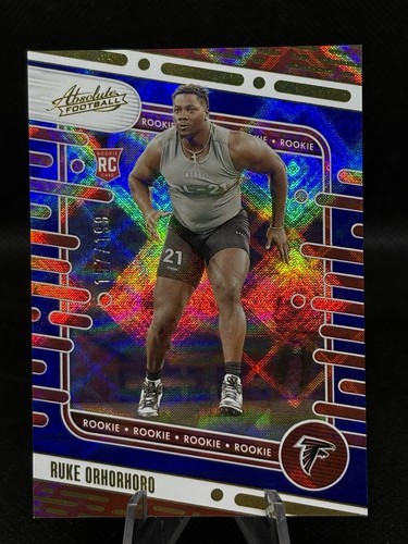 2024 Absolute Ruke Orhorhoro red white and blue gold foil 157/199 no ...