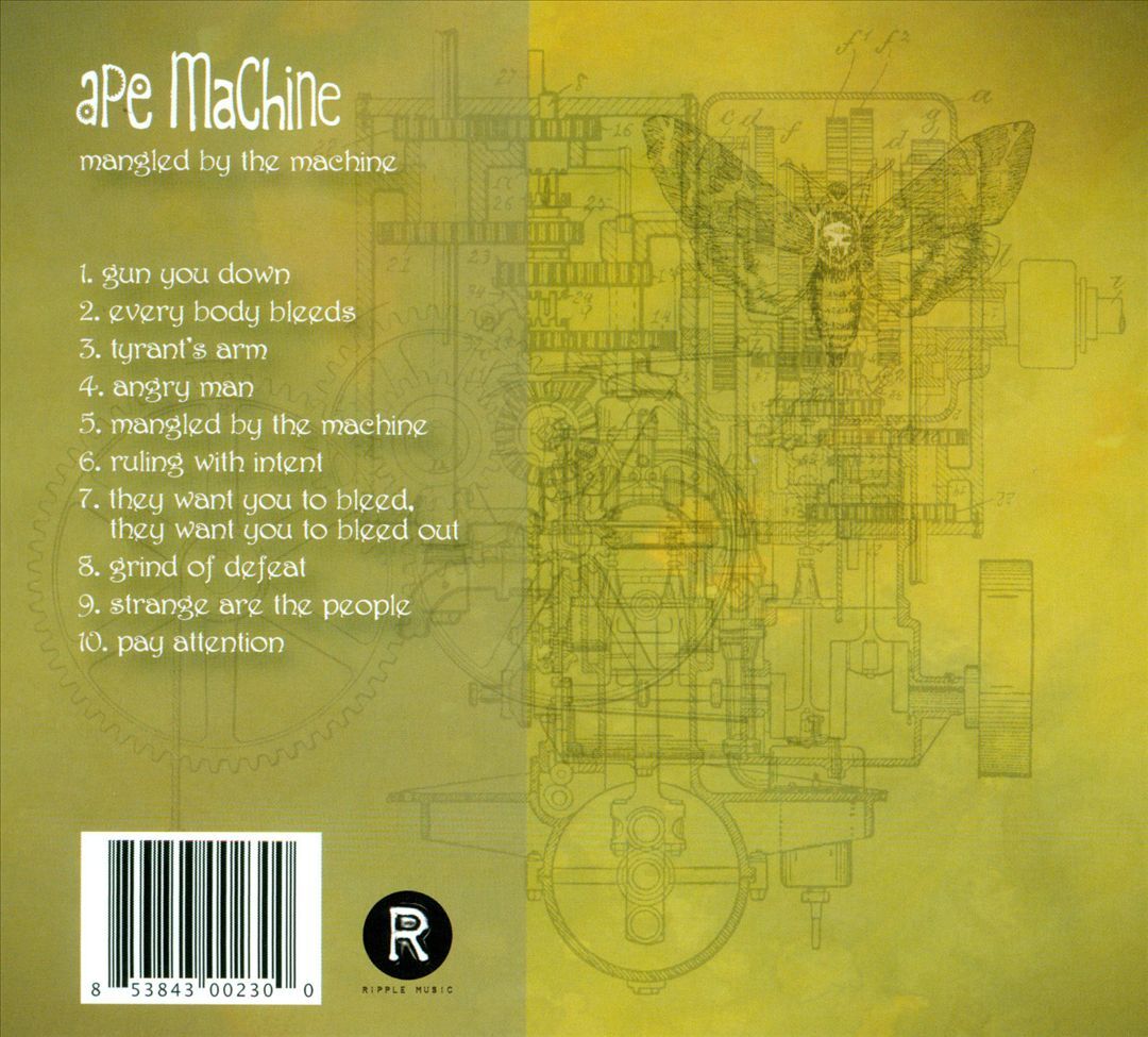 APE MACHINE MANGLED BY THE MACHINE NEW CD 853843002300 | eBay