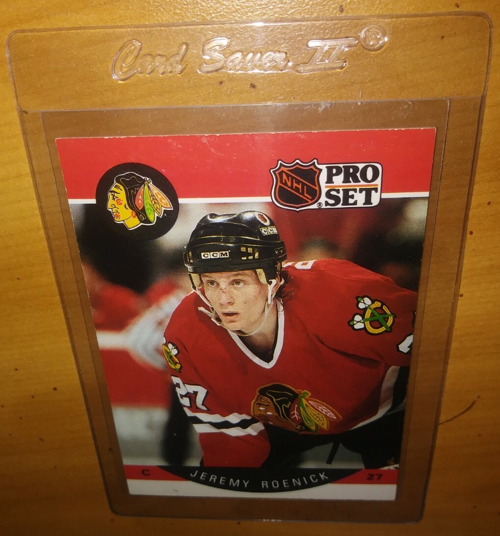 Jeremy Roenick 1990-91 Pro Set NHL Hockey Rookie ERROR RARE 1/1 ? RC ...