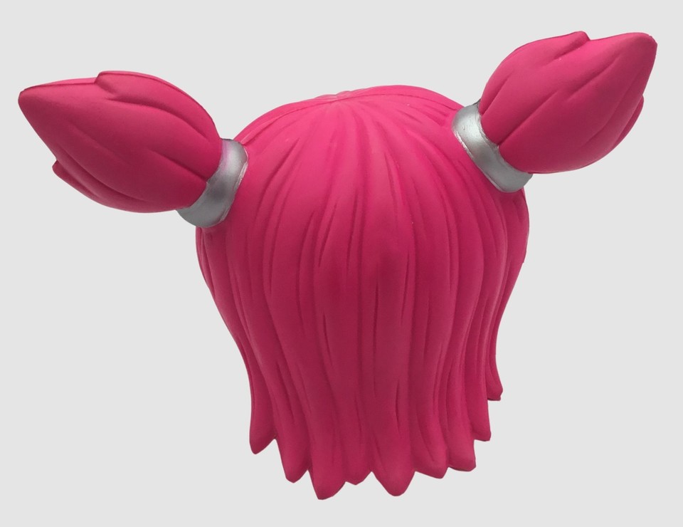 Toy Quest 2005 Hot Pink Plastic Foam Pigtails Wig Costume Cosplay Anime ...