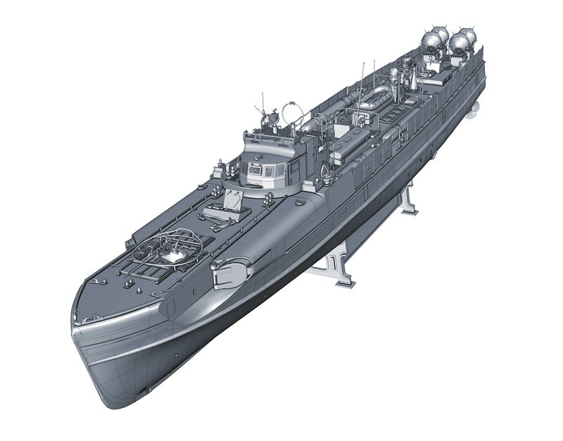 Italeri 1/35 WWII German Schnellboot S26/328 Torpedo Boat w/2cm FlaK ...